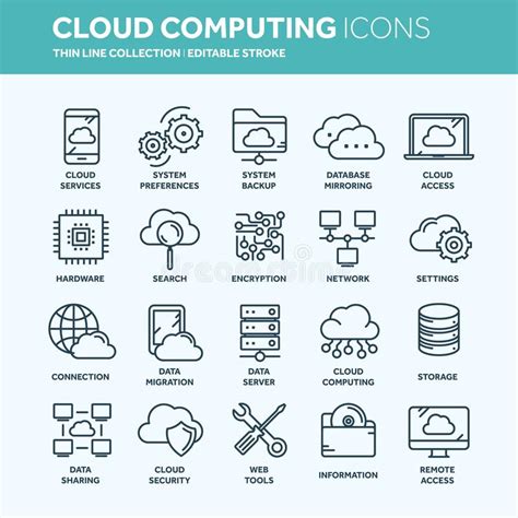 Cloud Computing Internet Technology Online Services Data Information Security Connection