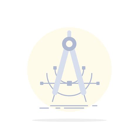 Precision Accure Geometry Compass Measurement Flat Color Icon Vector 14845655 Vector Art At Vecteezy