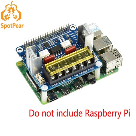 Raspberry Pi Expansion Board Power Relay 8Ch Relays 2CH Triac HAT For Raspberry Pi Integrated