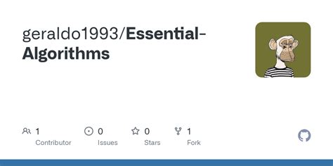 Github Geraldo Essential Algorithms