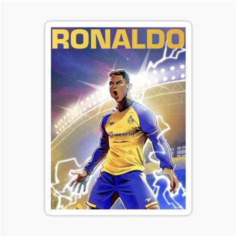 Ronaldo Al Nassr Football Club رونالدو نادي النصر السعودي Sticker