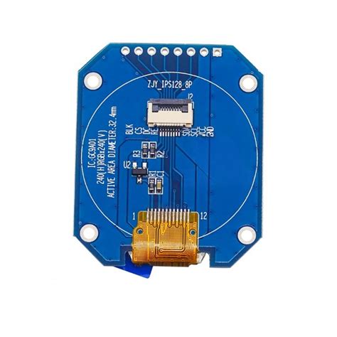 Buy Inch Round TFT LCD Display Module Resolution IPS Panel SPI Interface Square
