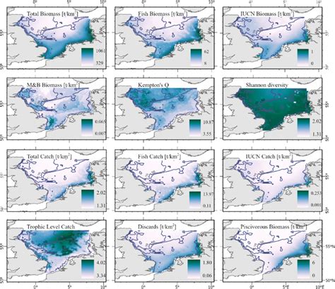 Baseline Spatial Distribution Of Selected Ecological Indicators In The