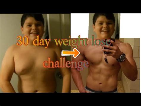 11 Year Old Weighs 170 Pounds 30 Day Weight Lose Challenge Youtube