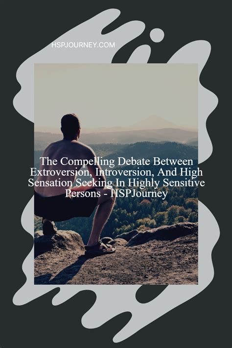 The Compelling Debate Between Extroversion Introversion And High Sensation Seeking In Highly