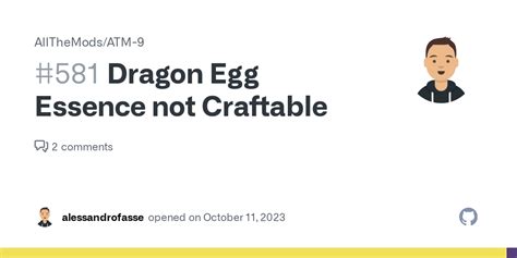Dragon Egg Essence Not Craftable · Issue 581 · Allthemodsatm 9 · Github