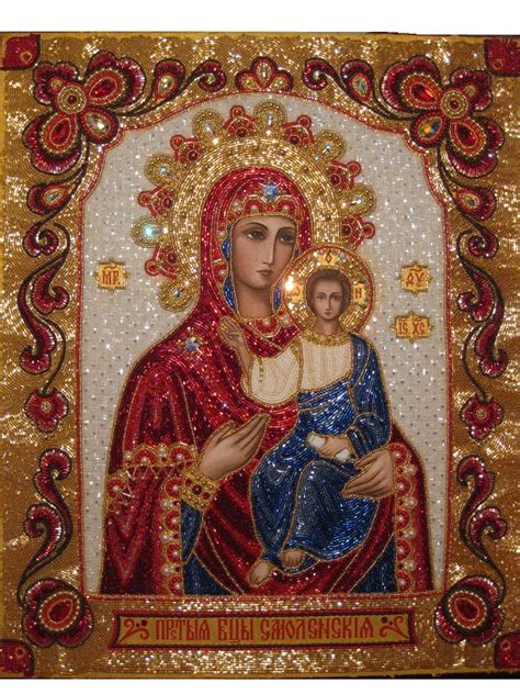 Уникальные Иконы из бисера от Анжелики Артеменко