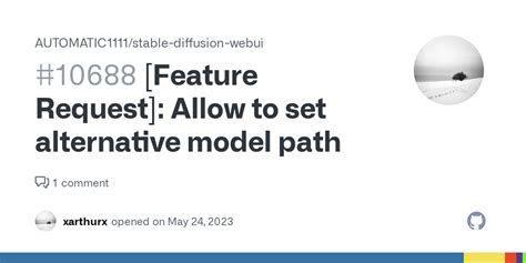 Feature Request Allow To Set Alternative Model Path · Issue 10688