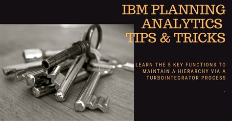 IBM Planning Analytics Tips How To Maintain A Hierarchy Via A TI Process