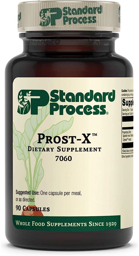 Standard Process Prost X Whole Food Prostate Bone Health Supplement And Bone