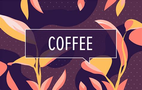 디자인 배너에 커피 웹 인쇄 프레젠테이션을 위한 벡터 템플릿 최소한의 문구와 간단한 배너 트렌디 한 플랫 기하학적 인쇄 창조적 인 벡터 스톡 장식 개념에 대한 스톡 벡터