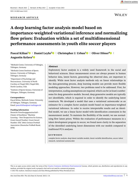 Pdf A Deep Learning Factor Analysis Model Based On Importance