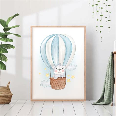 Постеры и картины ”МИШКА НА ВОЗДУШНОМ ШАРЕ ” купить в Санкт-Петербурге ...