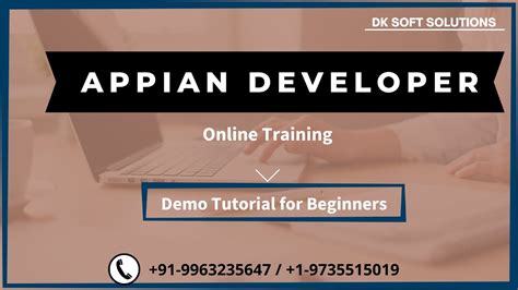 Appian Training Appian Developer Demo Tutorial For Beginners Low Code Bpm Tool