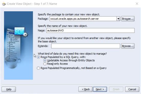 Oracle Application Framework Result Based Search In Oaf