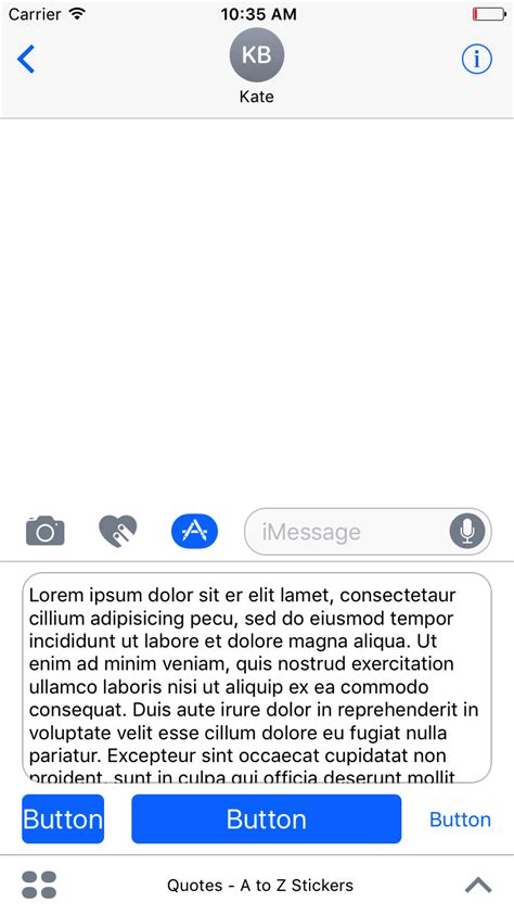ios alignment issues in imessage app stack overflow