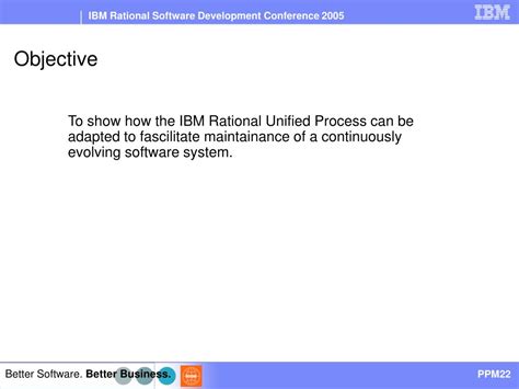 PPT Using IBM Rational Unified Process For Software Maintenance PowerPoint Presentation ID