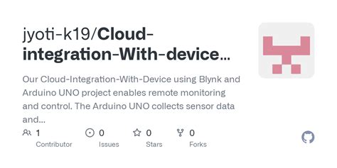 GitHub Jyoti K19 Cloud Integration With Device Using Blynk Arduino