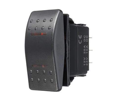 BotÃo Interruptor 2 Leds 4 Pinos On Off On Boaretto Nautica