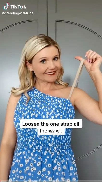 This Is A Guide On A One Shoulder Bra Hack Learn A Super Simple Bra Hack In This Quick Tutorial