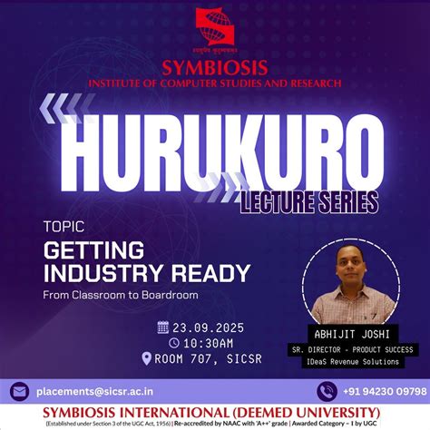 Sicsr Symbiosis Siu Symbiosis Institute Of Computer Studies And