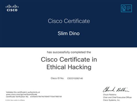 Finished Netacad Ethical Hacking And Cisco U Capture The Flag