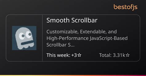 best of js smooth scrollbar