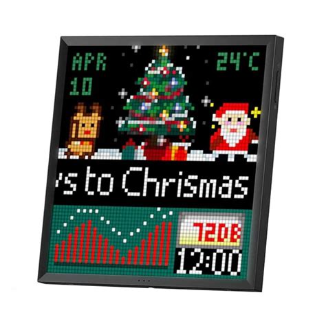 Divoom Pixoo 64 Wifi Pixel Art Cloud Display 64 X 64 Led Digital Frame For Gaming Room