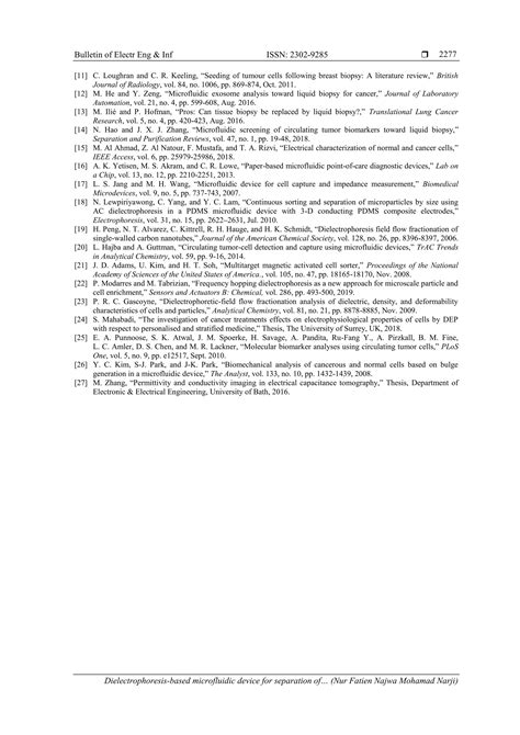 Dielectrophoresis Based Microfluidic Device For Separation Of Potential