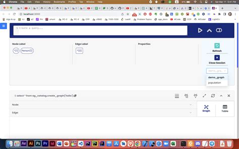 [enhancement] graph list not updated in dropdown menu after compilation of create graph · issue