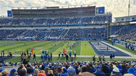 Field Level Sections 1 40 Kentucky Wildcats Football Vs Vanderbilt