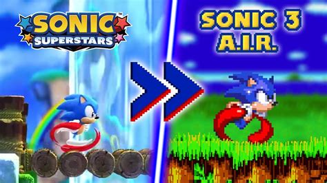 Sonic 3 A I R Superstars Running Animation Youtube
