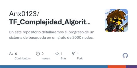 Issues · Anx0123 Tf Complejidad Algoritmica · Github