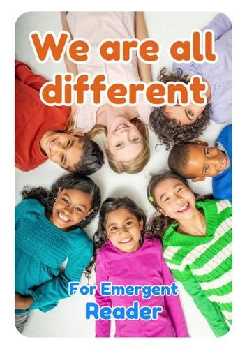 Diversity Emergent Early Reader Ebook Kindergarten Reading