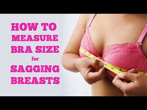 How To Measure Bra Size For Sagging Breasts YouTube