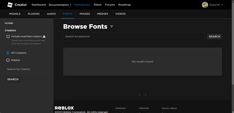 Custom Fonts Don T Appear Platform Usage Support Developer Forum Roblox