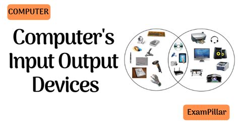 कंप्यूटर की इनपुट आउटपुट युक्तियाँ Computers Input Output Devices