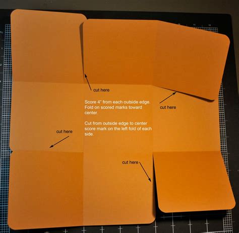 Explosion Craftbook Card Box Template