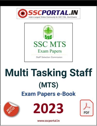 E Book Ssc Mts Exam Question Papers With Ans Pdf Download 2023 Ssc