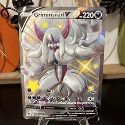 Pokémon Tcg Shining Fates Grimmsnarl V Sv116sv122 Shiny Card Nm Ebay