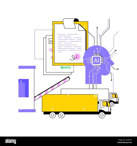 Ai Streamlined Customs And Trade Abstract Concept Vector Illustration Stock Vector Image And Art