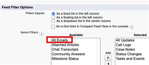 Show Or Hide Emails Tab In Salesforce Lightning Chatter Component