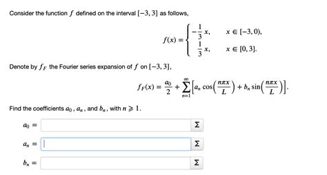 Solved Consider The Function F Defined On The Interval 3