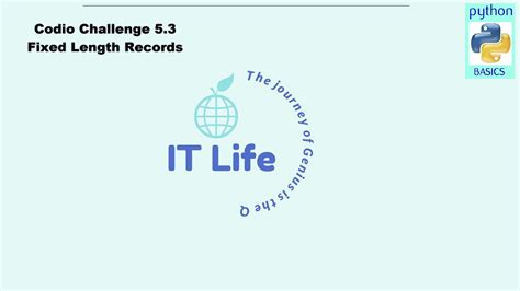 5 3 Challenge Fixed Length Records YouTube