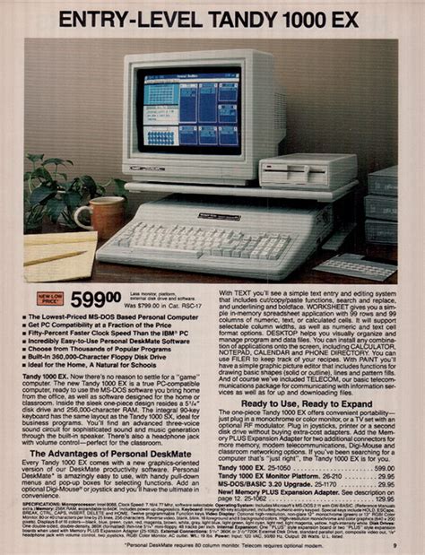 The Tandy 1000 Exhx