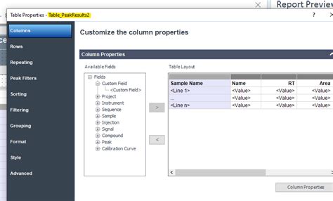 Summarization Table In Report Forum Chromatography Software Agilent Community