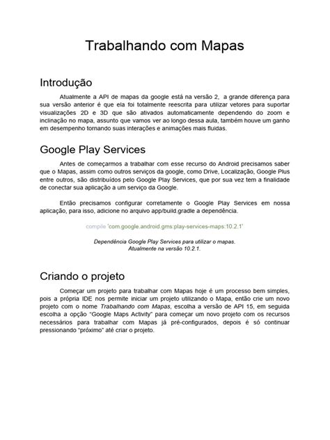 211 Trabalhando Com Mapas Parte 1 Pdf Classe Programação De