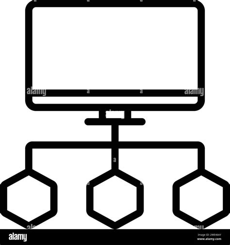 Icon For Connecte Data Flow Chart Process Stock Vector Image And Art Alamy