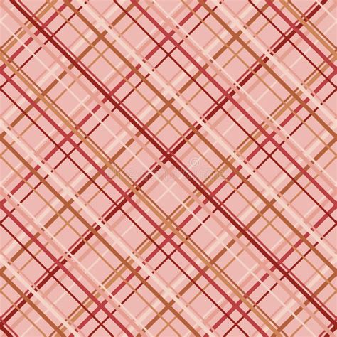 Vector Seamless Pattern With Diagonal Cross Lines Stripes Square Grid