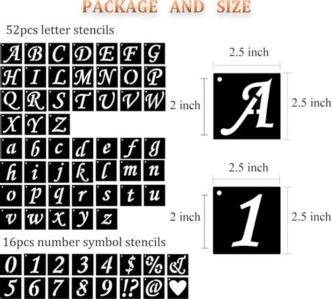 2 Inch Letter Stencils Printable